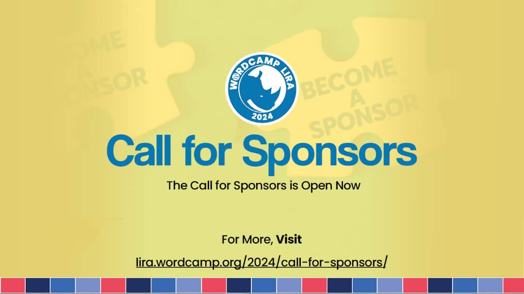 Call for Sponsors - WordCamp Lira 2024